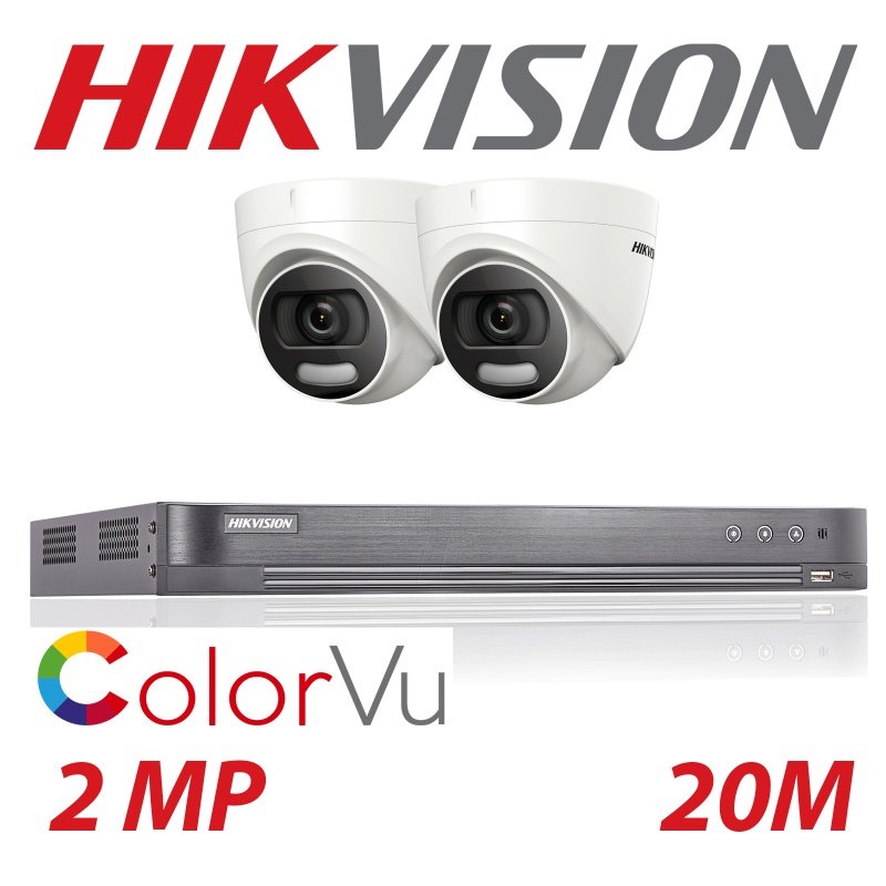 4 Channel CCTV Kit: Hikvision 4CH Kit with BNC Cables ∙ Doris CCTV
