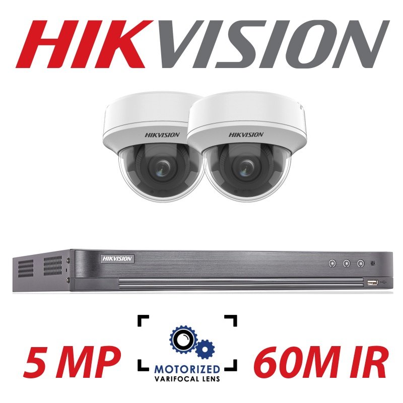 4 Channel CCTV Kit: Hikvision 4CH Kit with BALUNS + PSUs ∙ Doris CCTV