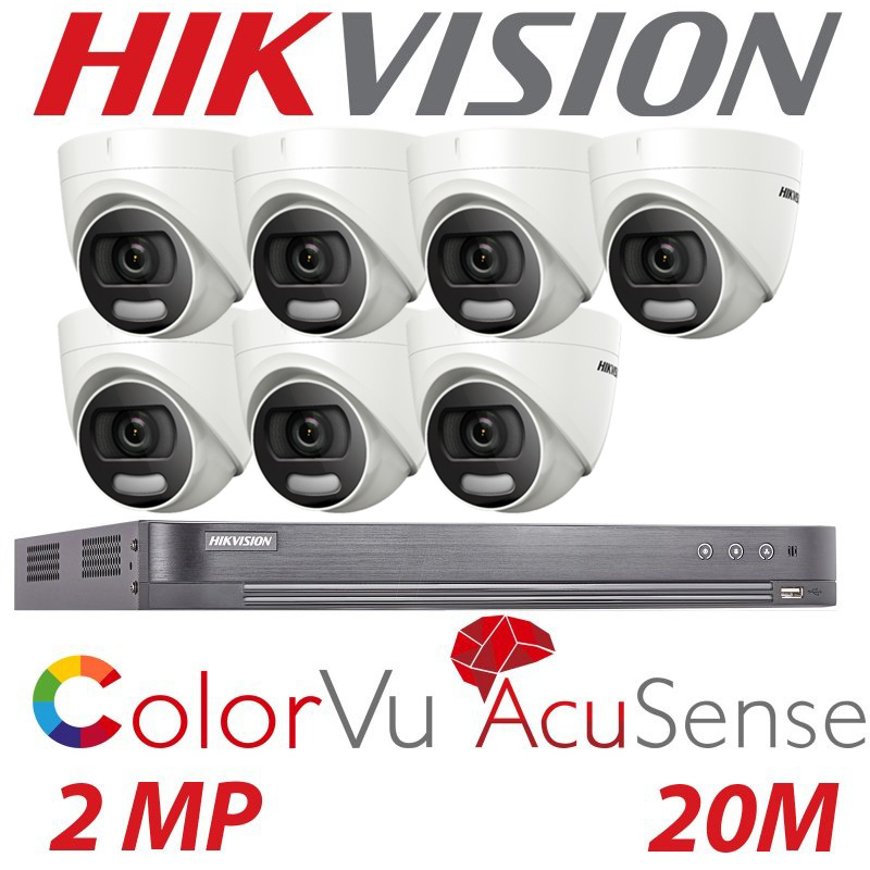 8 Channel CCTV Kit: Hikvision 8CH Kit with BNC Cables ∙ Doris CCTV