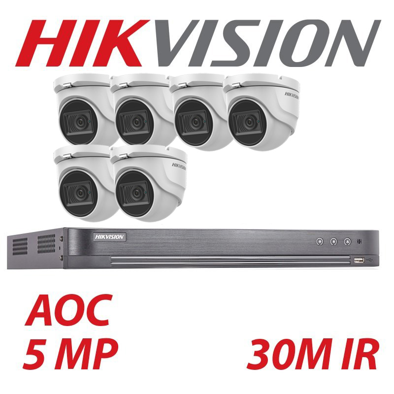 8 Channel CCTV Kit: Hikvision 8CH Kit with BALUNS + PSUs ∙ Doris CCTV