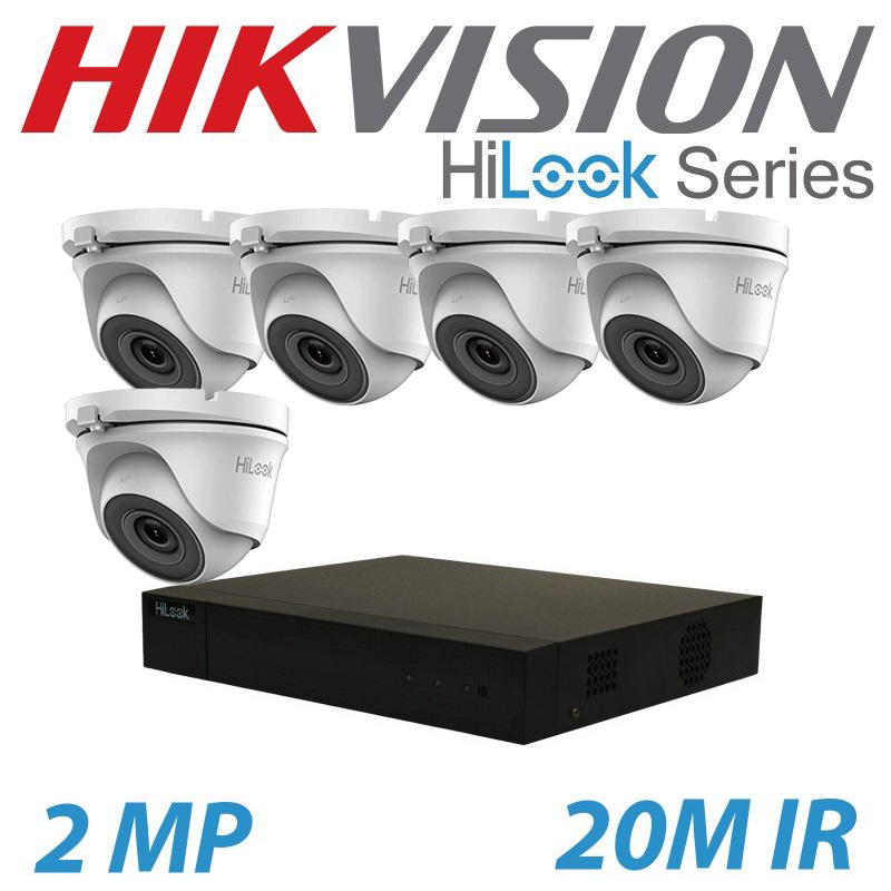 8 Channel CCTV Kit: Hikvision 8CH Kit with BALUNS + PSUs ∙ Doris CCTV