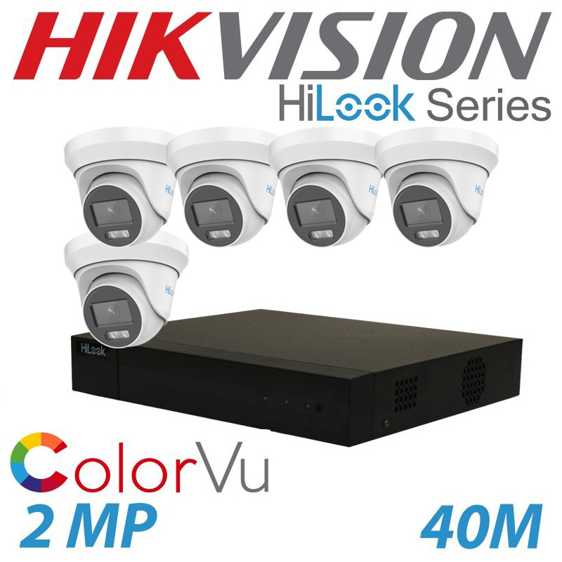 8 Channel CCTV Kit: Hikvision 8CH Kit with BNC Cables ∙ Doris CCTV