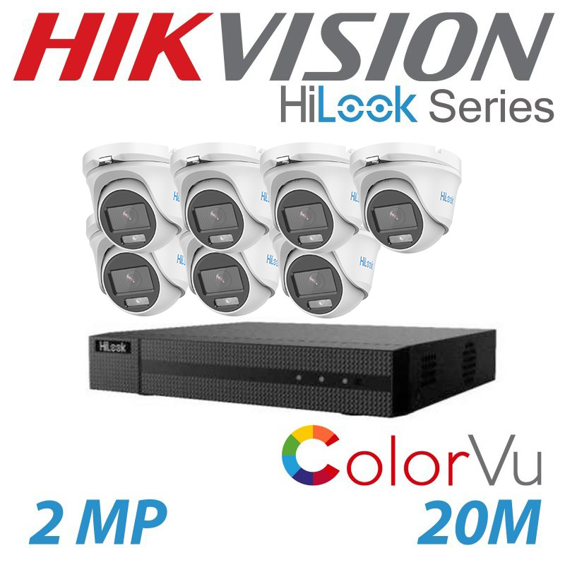 8 Channel CCTV Kit: Hikvision 8CH Kit with BNC Cables ∙ Doris CCTV