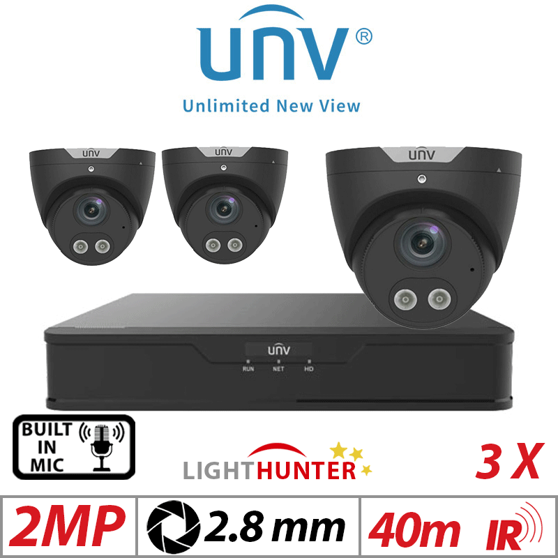 4 Channel CCTV Kit: Hikvision 4CH Kit with BNC Cables ∙ Doris CCTV