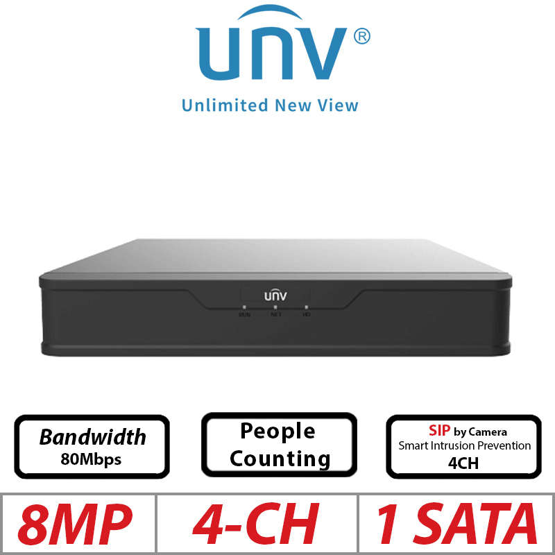 UNIVIEW 4CH NVR ∙ Doris CCTV