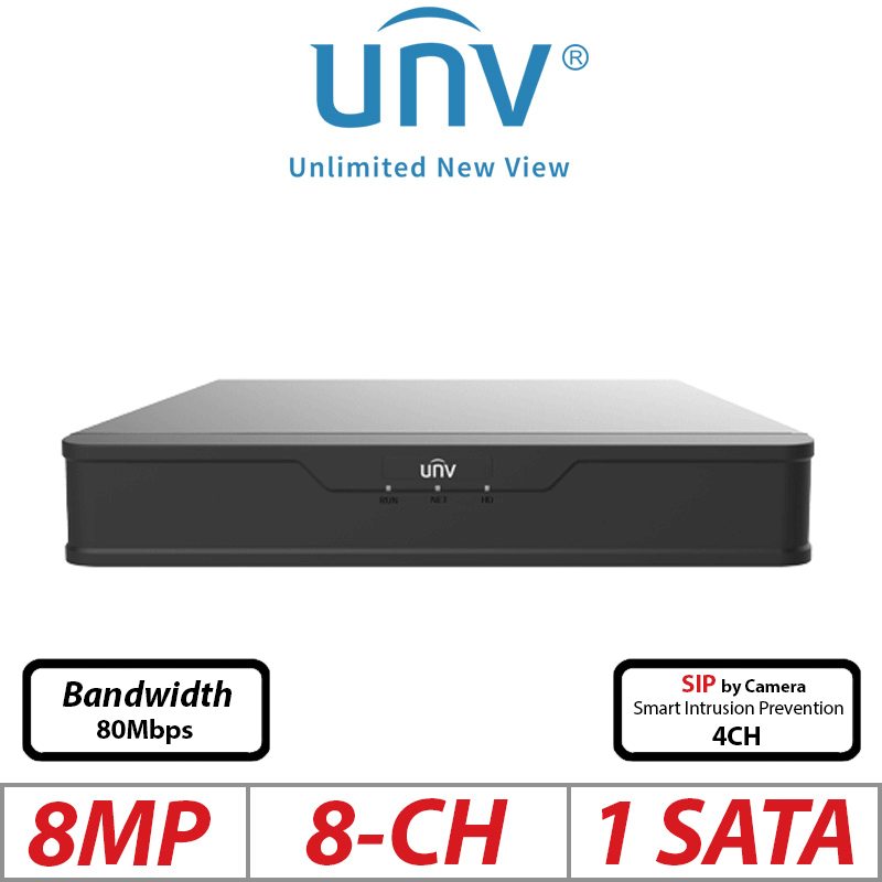 UNIVIEW 8CH NVR ∙ Doris CCTV