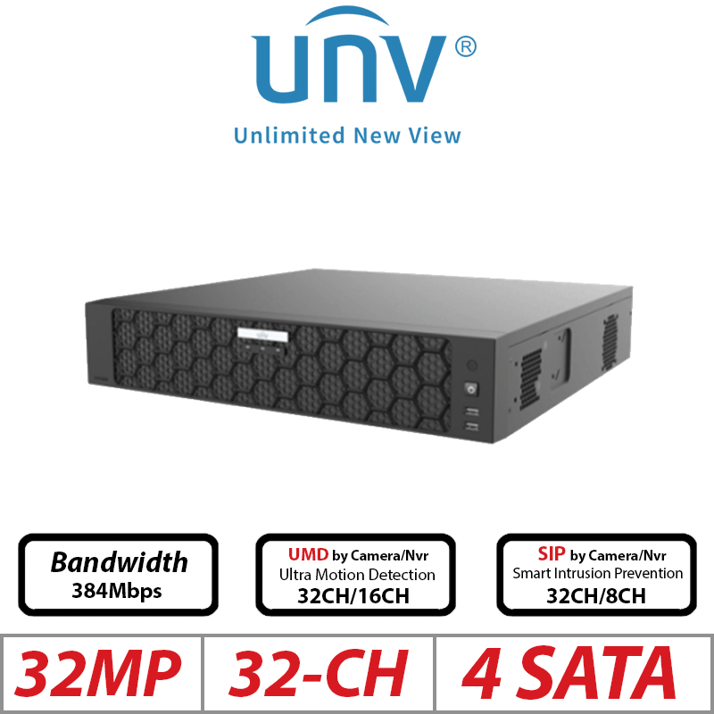 UNIVIEW 32/64/128/256 Ch NVR ∙ Doris CCTV