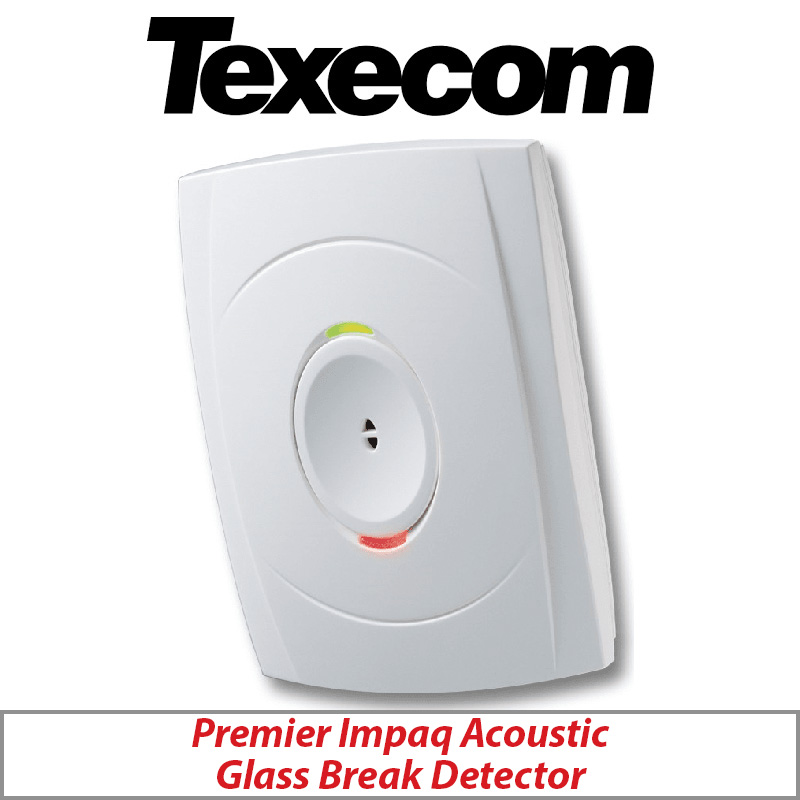 TEXECOM PREMIER IMPAQ AEC-0001 ACOUSTIC GLASS BREAK DETECTOR - GRADE 2 ...