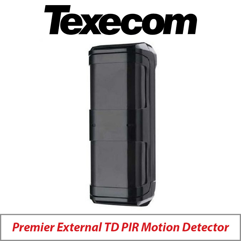 TEXECOM PREMIER EXTERNAL TD AFQ-0001 PIR MOTION DETECTOR IN BLACK ∙ ...