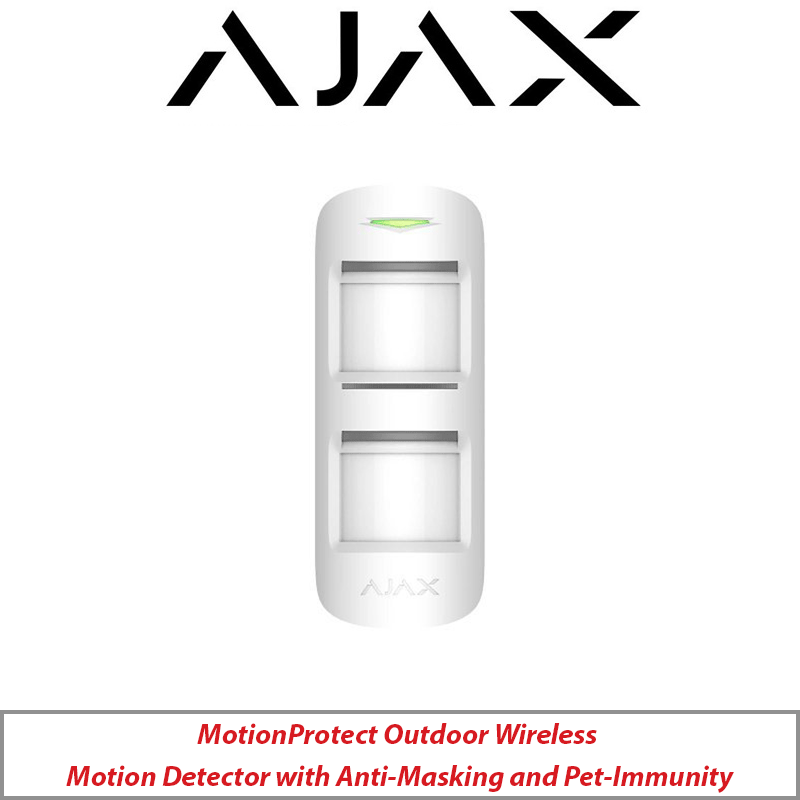 AJAX MOTION PROTECT OUTDOOR WIRELESS MOTION DETECTOR WITH ANTI-MASKING ...