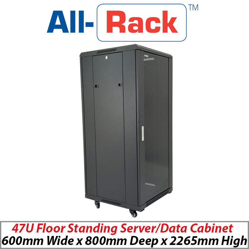 ALL-RACK 47U FLOOR STANDING SERVER-DATA CABINET CAB476X8 - PLEASE ALLOW ...