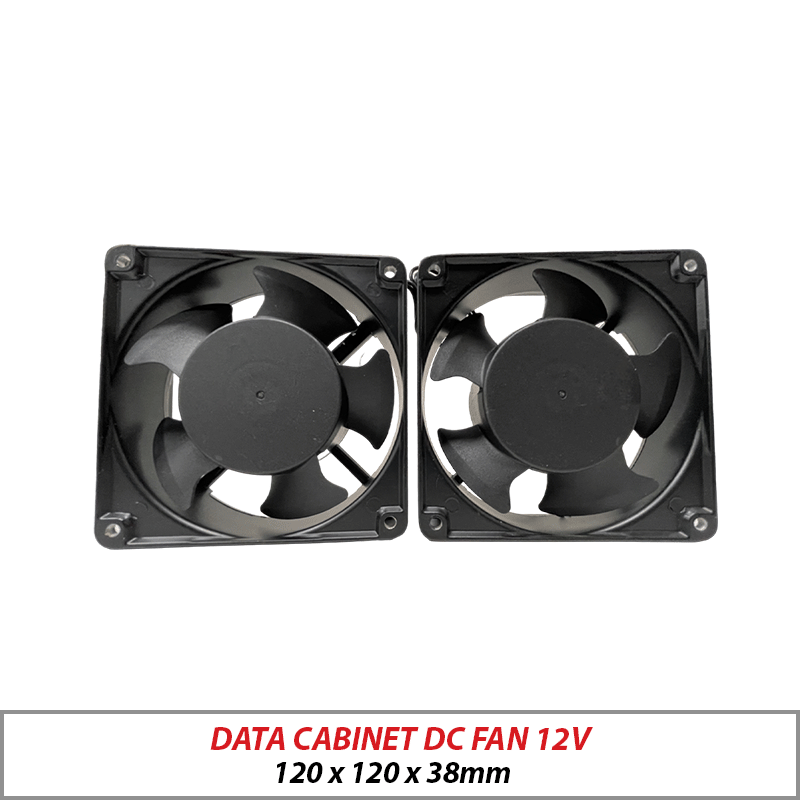 DATA CABINET DC FAN 12V - 120 X 120 X 38MM CABINET-FAN-12V ∙ Doris CCTV