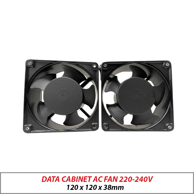 DATA CABINET AC FAN 220-240V - 120 X 120 X 38MM CABINET-FAN-220V ∙ Doris CCTV