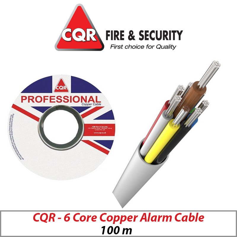 COPPER ALARM 6 CORE CABLE 100M CABLE-CAB6 ∙ Doris CCTV