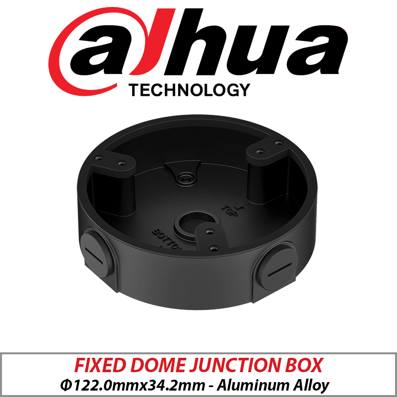 DAHUA FIXED DOME JUNCTION BOX BLACK DH-PFA137-B ∙ Doris CCTV