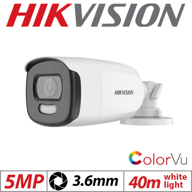 5MP HIKVISION COLORVU BULLET CAMERA COLOURVU DS-2CE12HFT-F28 ∙ Doris CCTV