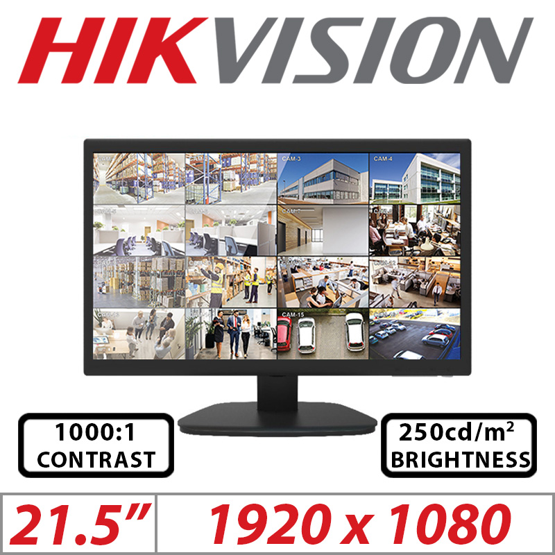 21.5 INCH HIKVISION FULL HD LED MONITOR DS-D5022FC-B ∙ Doris CCTV