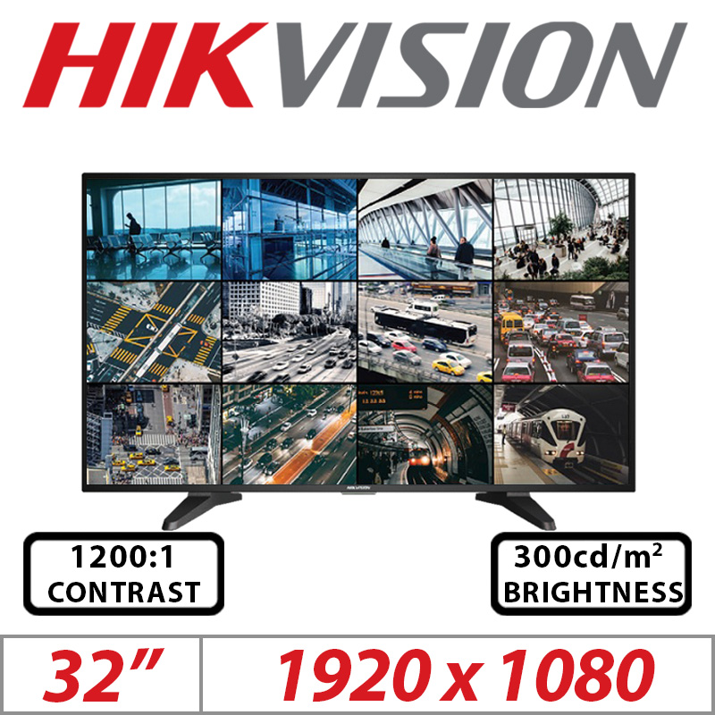 32 INCH HIKVISION LED FHD MONITOR DS-D5032QE ∙ Doris CCTV