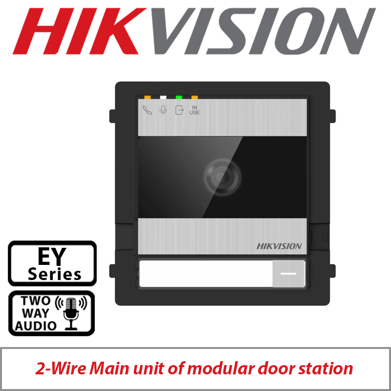 2MP HIKVISION TWO WIRE MAIN UNIT VIDEO INTERCOM DOOR STATION DS ...