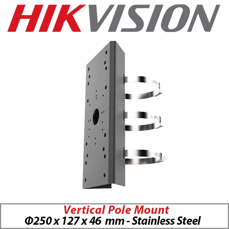 HIKVISION DS-1275ZJ-SUS GREY VERTICAL POLE MOUNT ∙ Doris CCTV