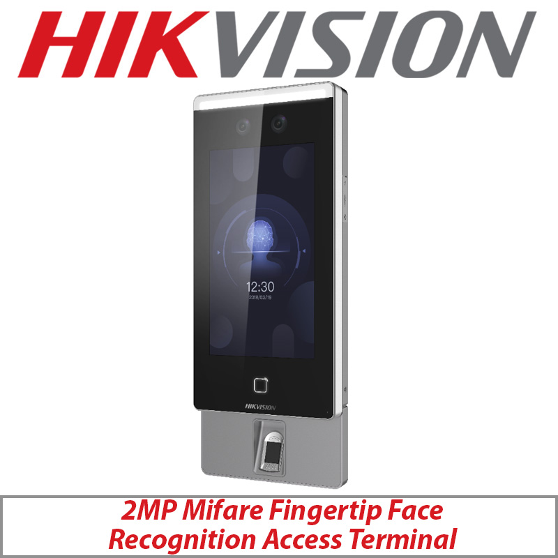2MP HIKVISION MIFARE FINGERPRINT FACE RECOGNITION ACCESS TERMINAL DS ...