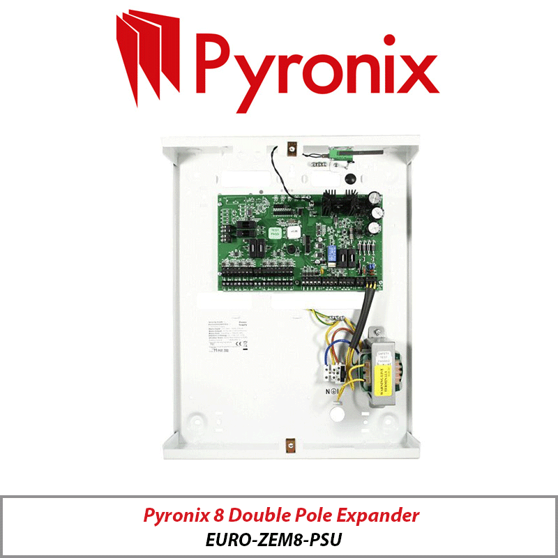 PYRONIX RS485 EXPANDER ZONE 8 DOUBLE POLE WITH OUTPUT EURO-ZEM8-PSU ∙ ...