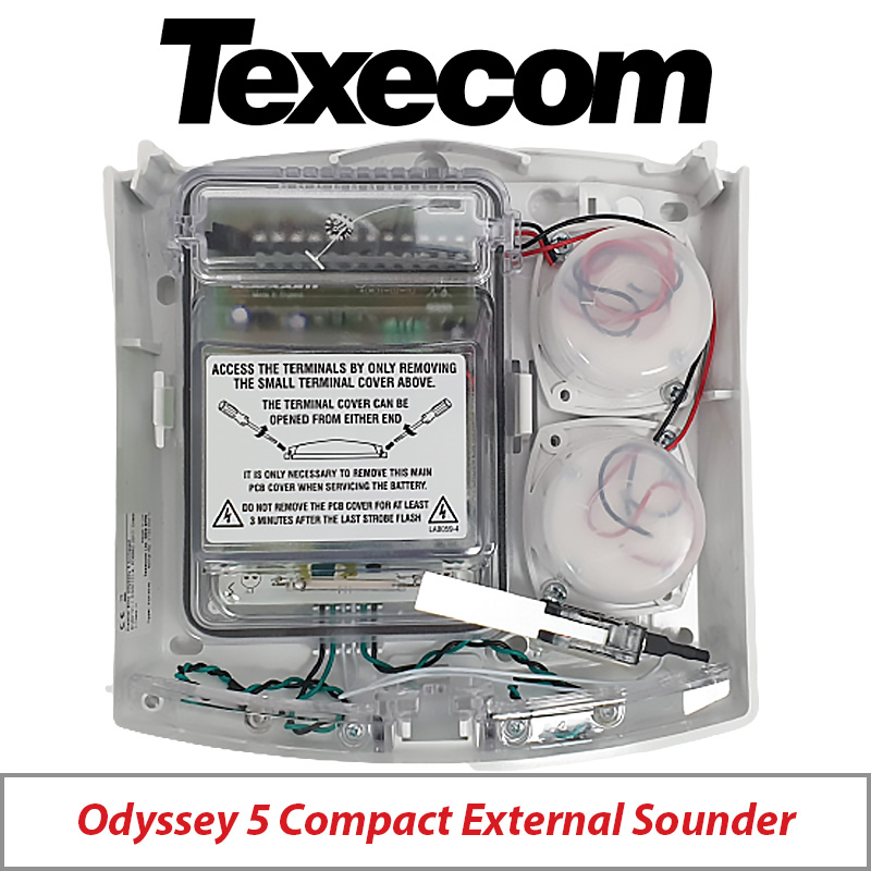 TEXECOM ODYSSEY 5 B/P FCF-0004 COMPACT EXTERNAL SOUNDER ∙ Doris CCTV