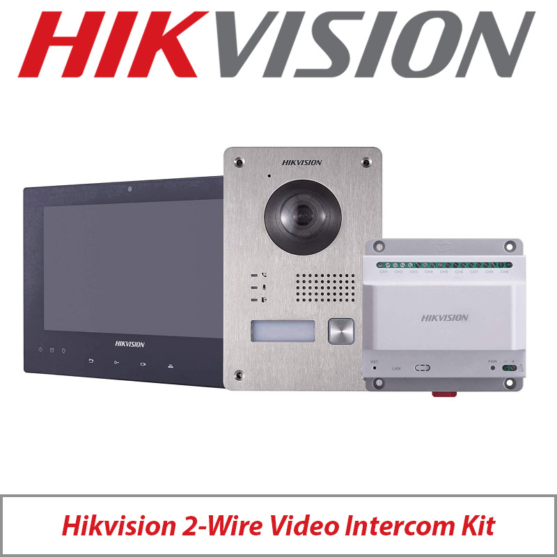 HIKVISION 2 WIRE HD VIDEO INTERCOM KIT DS-KIS701 ∙ Doris CCTV