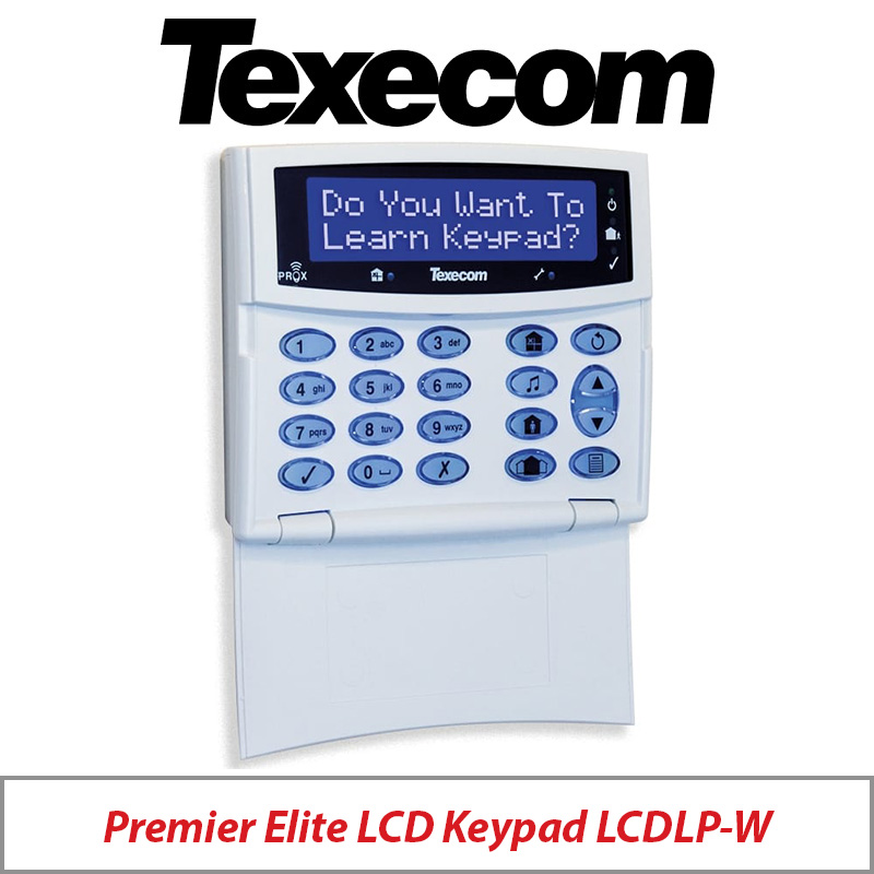 TEXECOM PREMIER ELITE GCE-0001 KEYPAD LCD LCDLP-W ∙ Doris CCTV