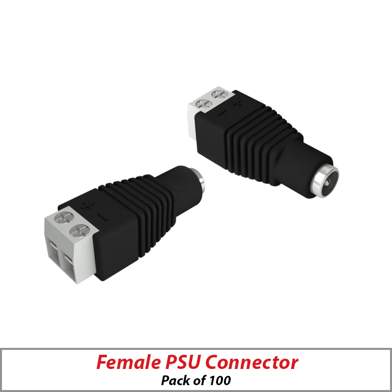 MALE FEMALE PSU POWER JACK FOR CCTV CAMERA POWER ∙ Doris CCTV