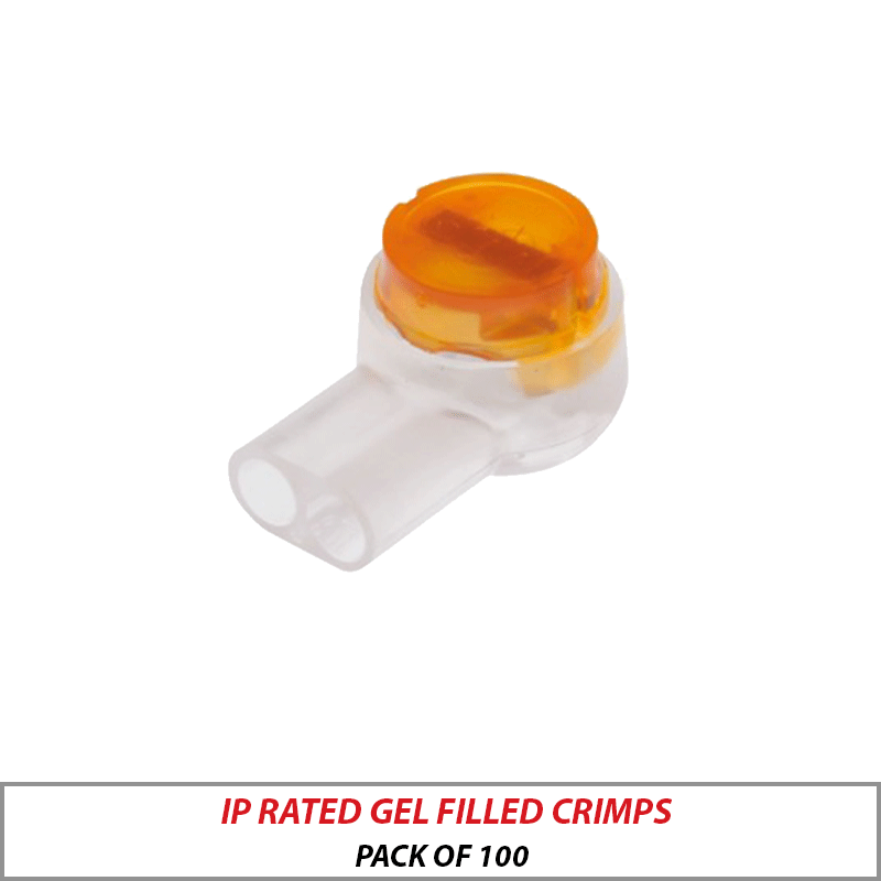 IP RATED GEL FILLED CRIMPS 2 WIRE CON PACK OF 100 HAY-UY2 ∙ Doris CCTV