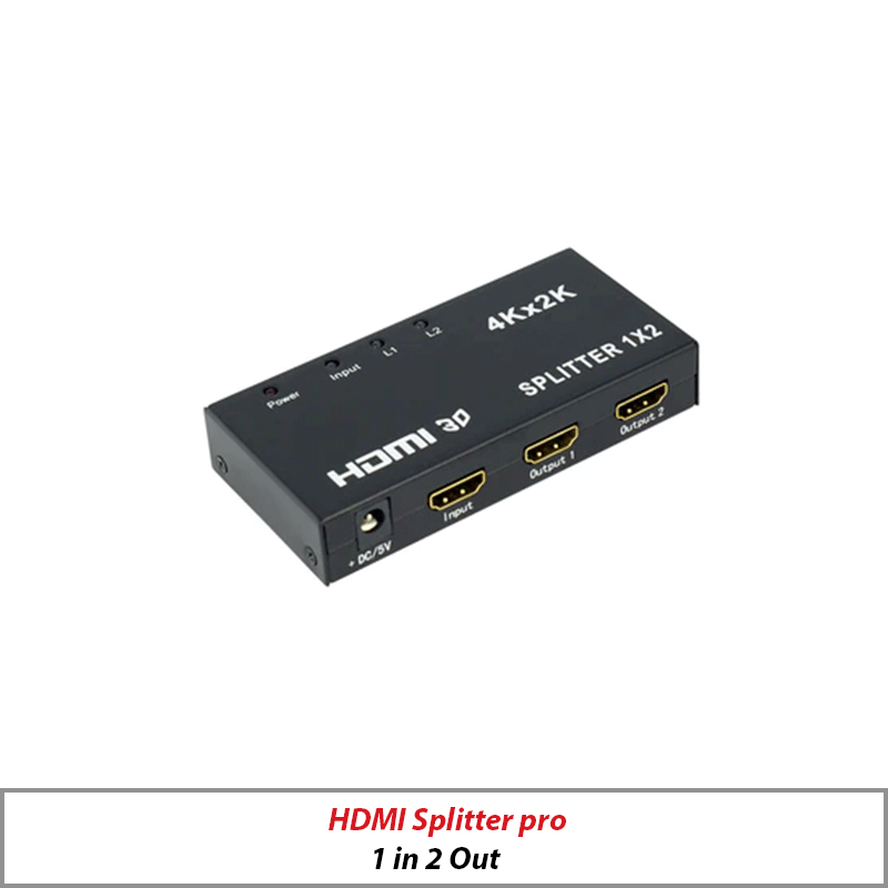 HDMI SPLITTER PRO - 1 IN 2 OUT HDMI SUPPORTS ULTRA HD 4K X 2K HDMI ...