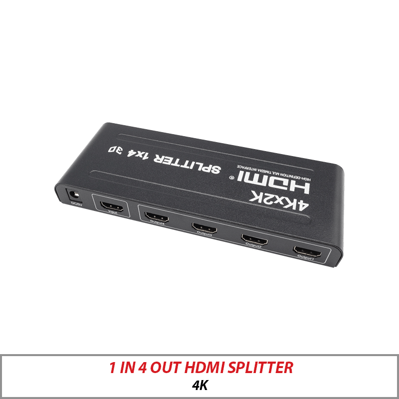 HDMI SPLITTER 1 IN 4 OUT 4K HDMI-SPLITTER-4W-PRO ∙ Doris CCTV