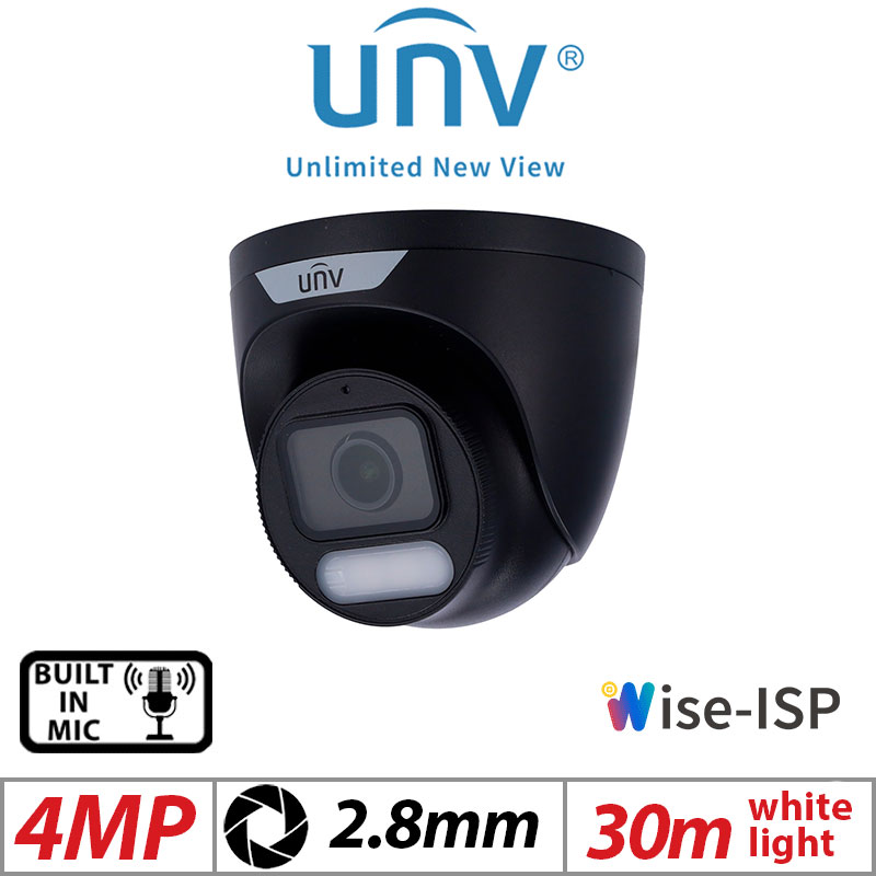Uniview 4MP Metal Body Turret Network Camera – ColorHunter, Wise-ISP ...