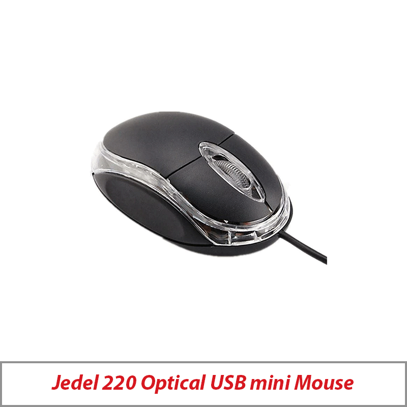 JEDEL 220 OPTICAL USB WIRES MINI MOUSE BLACK JEDEL-220-USB-MINI-MOUSE ∙ ...