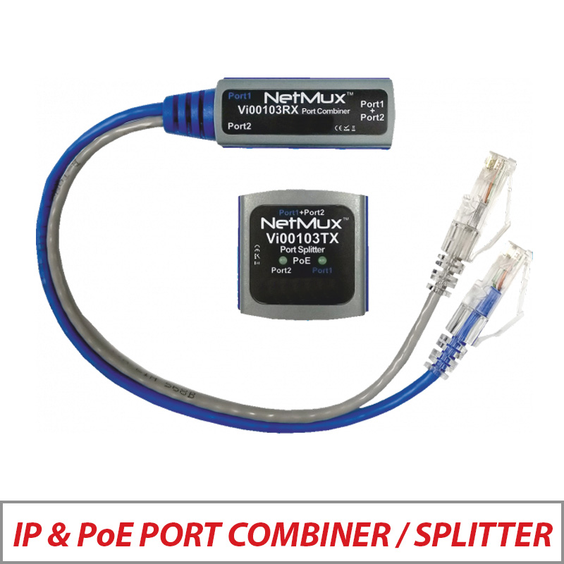IP & PoE PORT COMBINER/SPLITTER VI00103 ∙ Doris CCTV