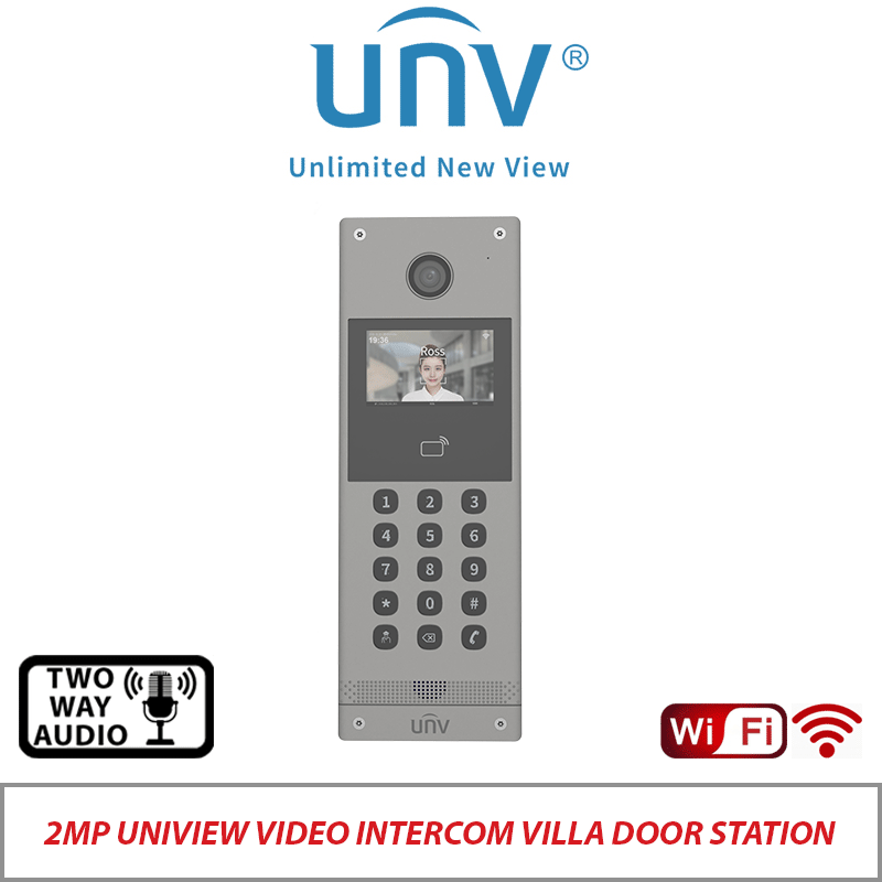 2MP UNIVIEW VIDEO INTERCOM VILLA DOOR STATION OEU-301S-HMKA ∙ Doris CCTV