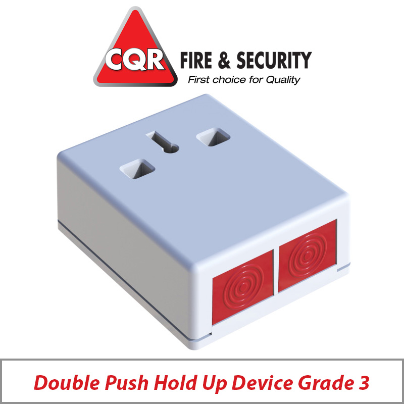 CQR DOUBLE PUSH DP3 HOLD UP DEVICE WHITE GRADE 3 PADP3/WH ∙ Doris CCTV