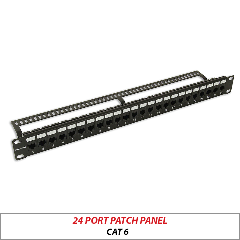 CAT6 24 PORT COUPLER PATCH PANEL PPC24COUP ∙ Doris CCTV