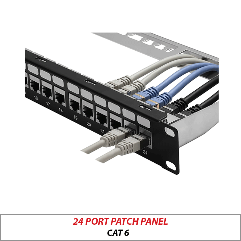 CAT6 24 PORT COUPLER PATCH PANEL PPC24COUP ∙ Doris CCTV