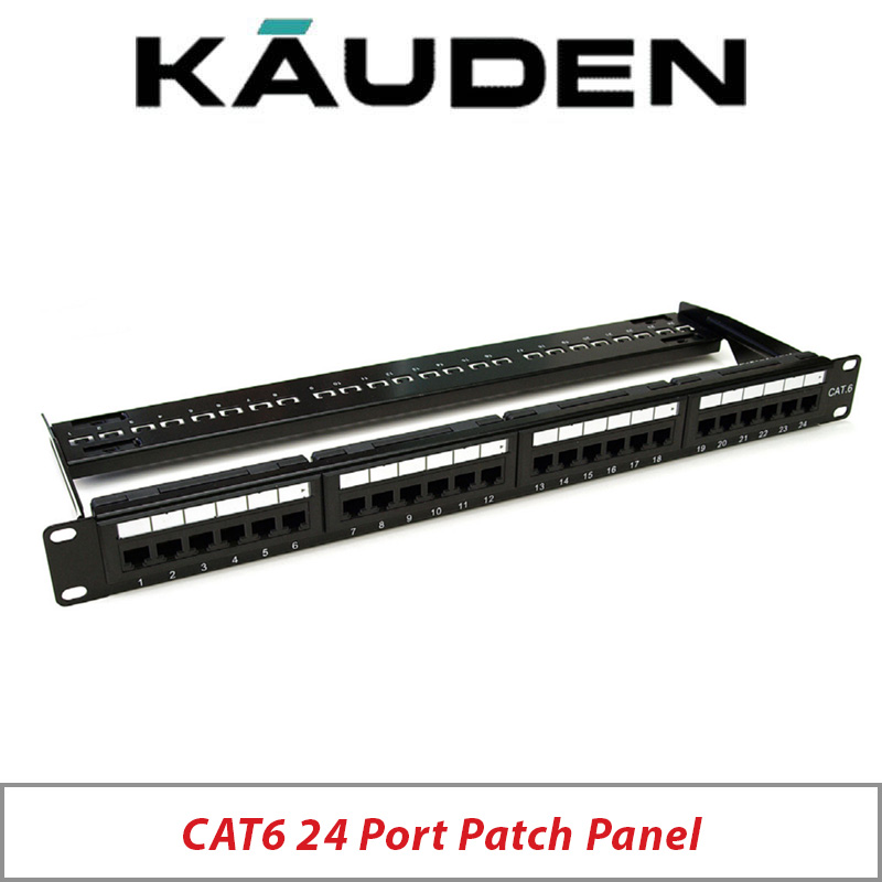 KAUDEN CAT5E 24 PORT PATCH PANEL PPC24ND/CAT6 ∙ Doris CCTV
