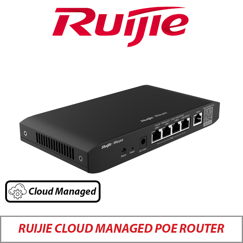 RUIJIE CLOUD MANAGED POE ROUTER RG-EG105G-P-V2 ∙ Doris CCTV