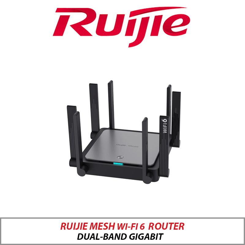 RUIJIE 3200M WI-FI 6 DUAL-BAND GIGABIT MESH ROUTER RG-EW3200GX PRO ∙ ...