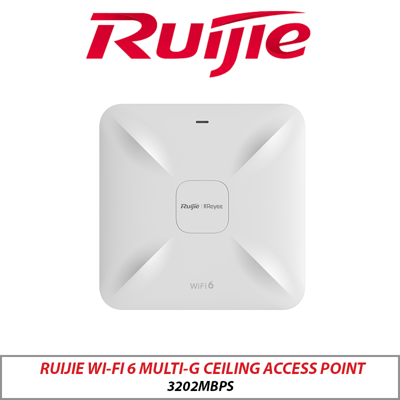 RUIJIE WI-FI 6 3202MBPS MULTI-G CEILING ACCESS POINT RG-RAP2260(E) ∙ ...