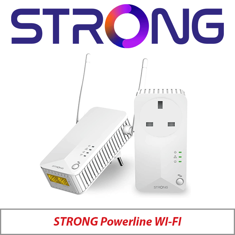 Strong Powerline Wi-Fi 600 Kit – UK (STRONG-WIFI-POWERLINE) ∙ Doris CCTV