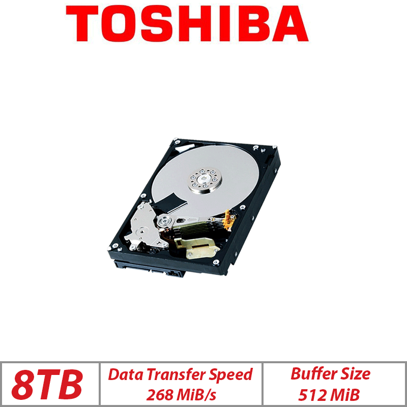 8TB TOSHIBA HARD DRIVE MG10ADA800E ∙ Doris CCTV