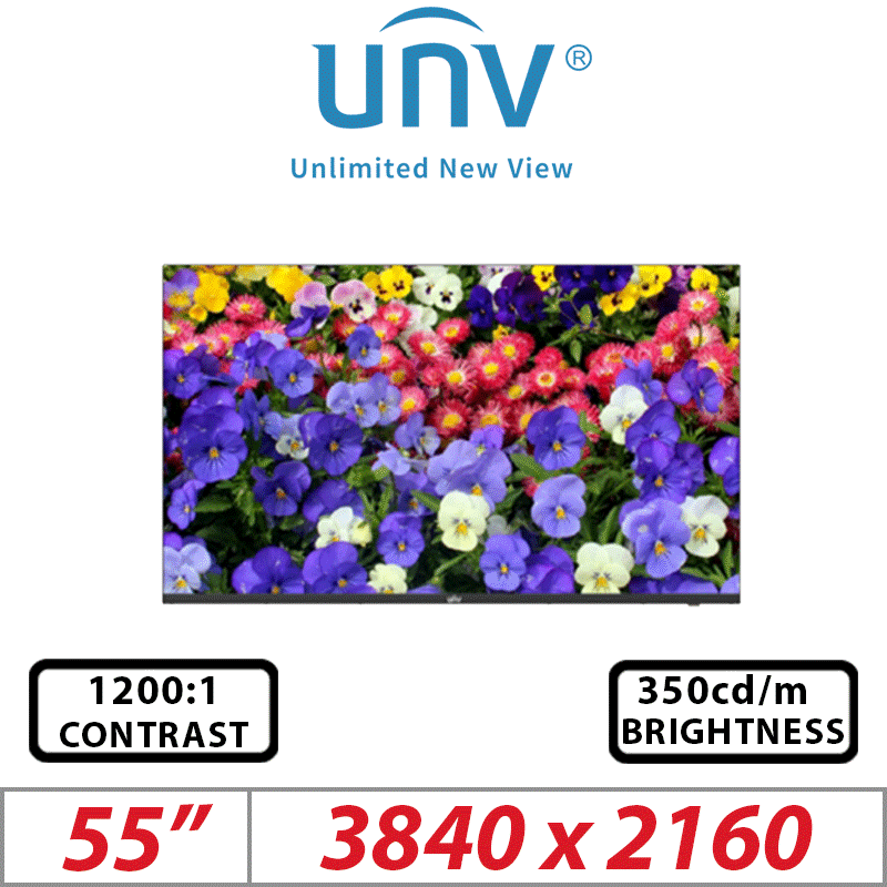 55 INCH UNIVIEW 4K UHD LED MONITOR MW3255-F-V2 ∙ Doris CCTV