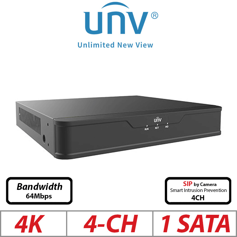 4MP 4CH UNIVIEW IP KIT - 3X Turret Network Camera – ColorHunter, Wise ...