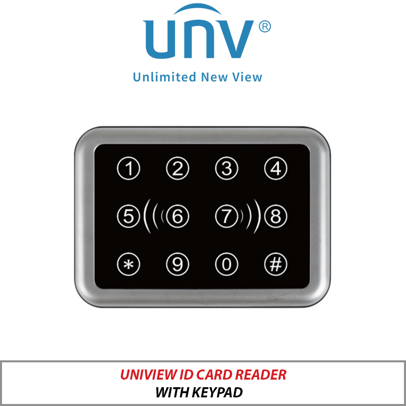 UNIVIEW ID CARD READER WITH KEYPAD OEC-R2H-EK ∙ Doris CCTV