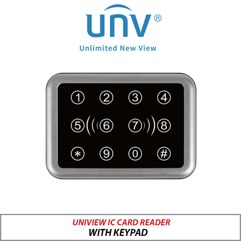 UNIVIEW IC CARD READER (WITH KEYPAD) OEC-R2H-MK ∙ Doris CCTV